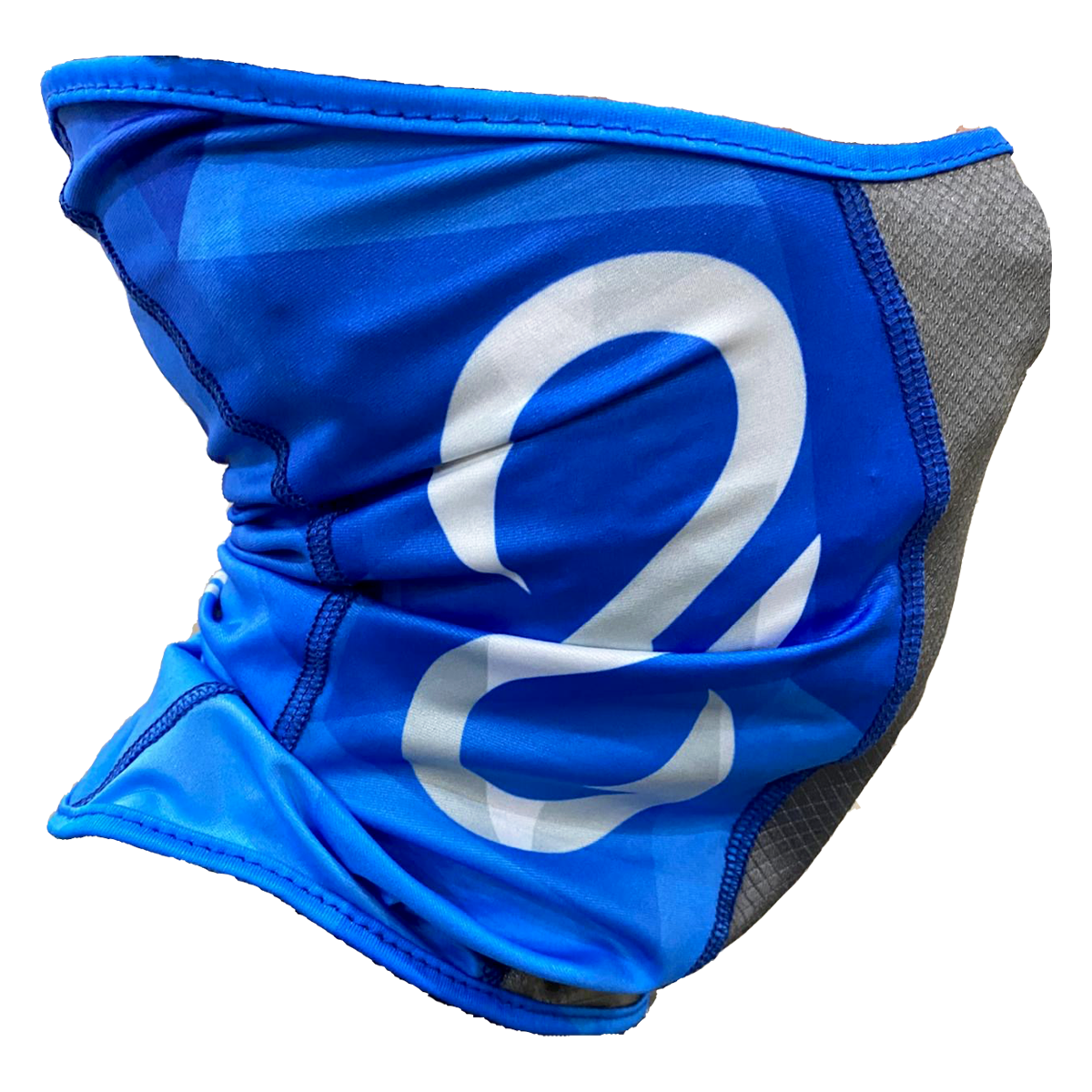 Pro Series Blue Geo Neck Gaiter | HOOK 360°