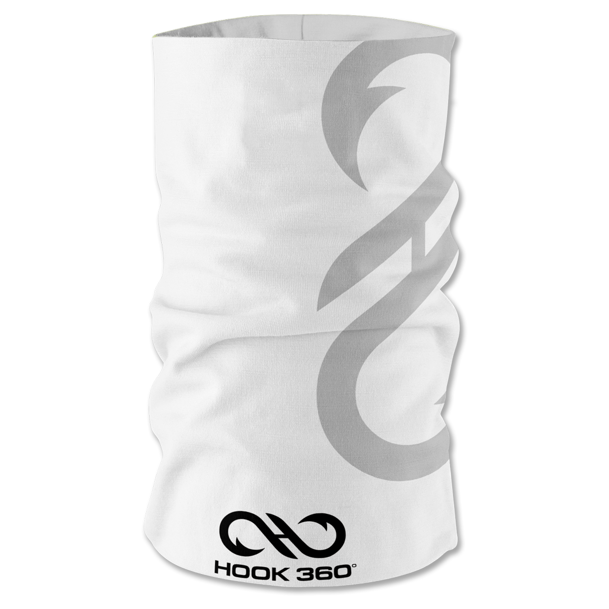 Signature White Neck Gaiter | HOOK 360°