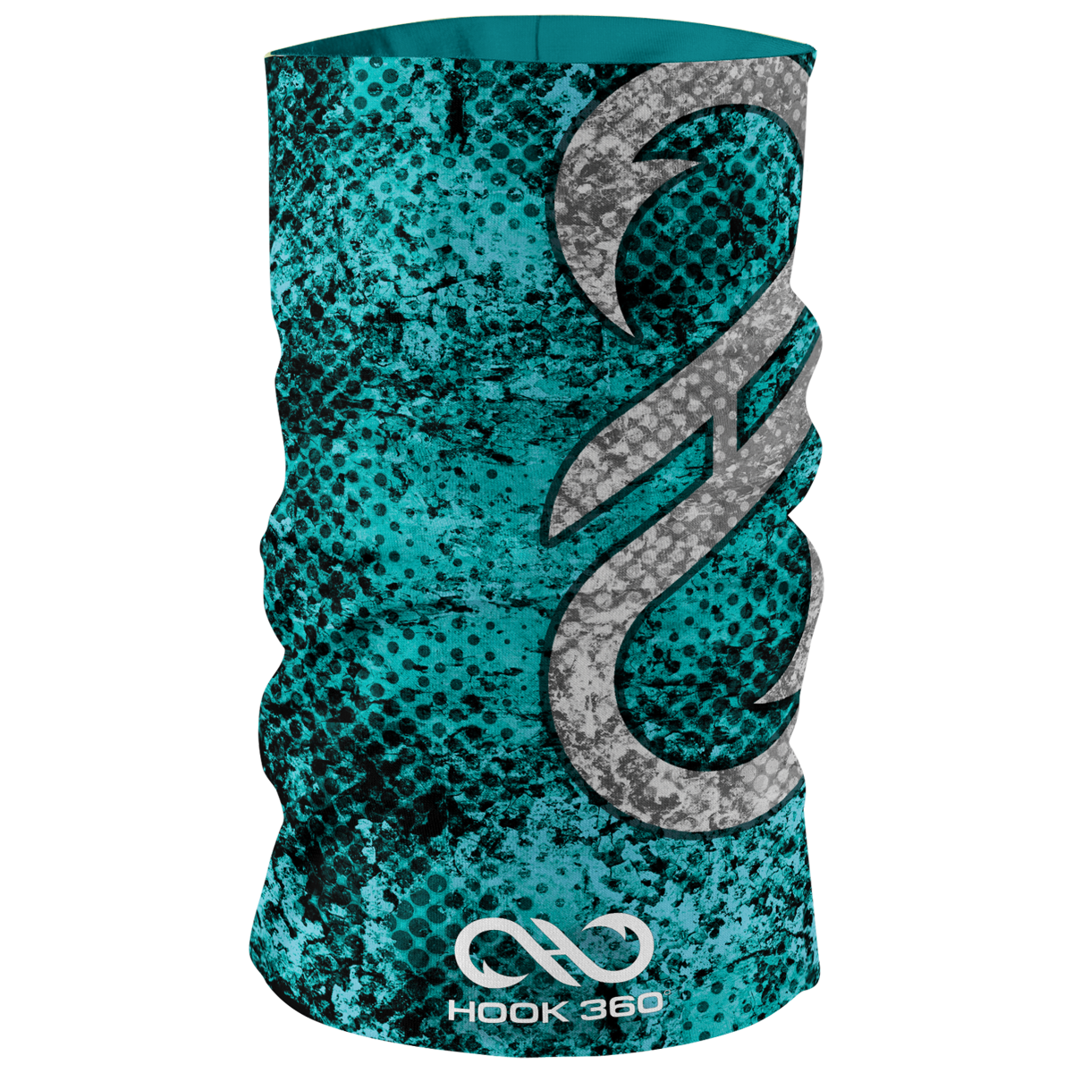 Blue Grunge Neck Gaiter | HOOK 360°